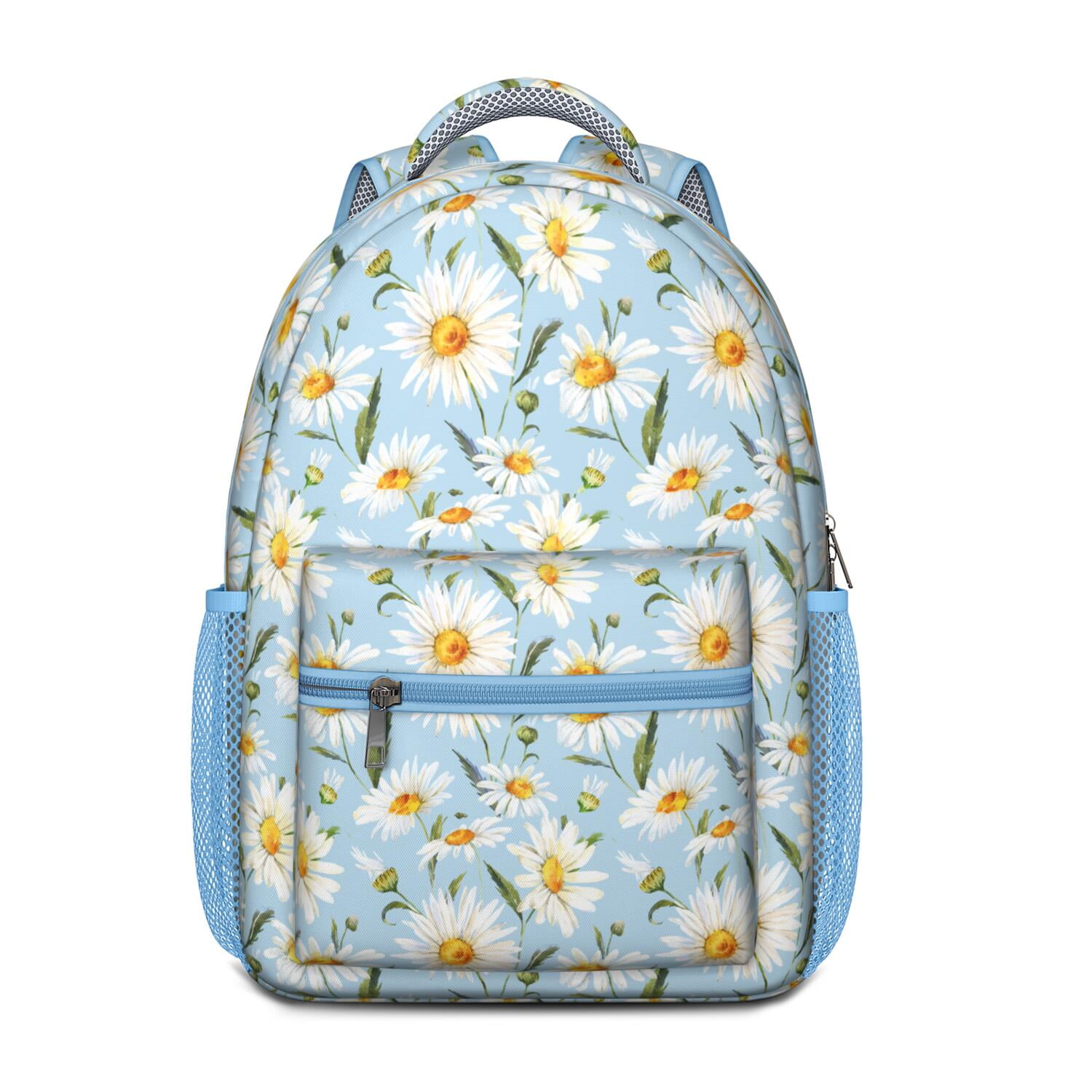 Daisy with Inspirational Quote Backpack - Retro & Aesthetic with Padded ...