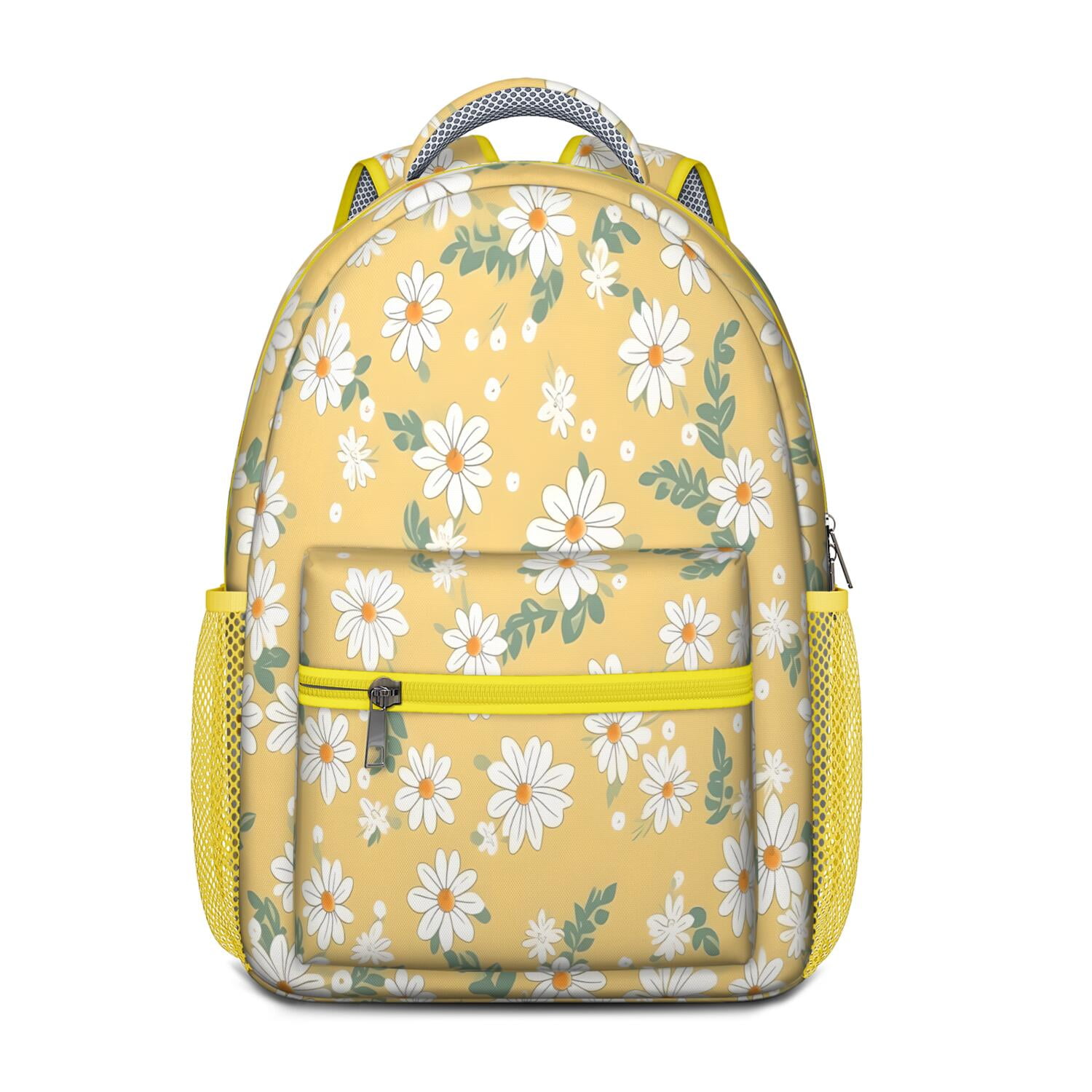 Daisy with Inspirational Quote Backpack - Retro & Aesthetic with Padded ...