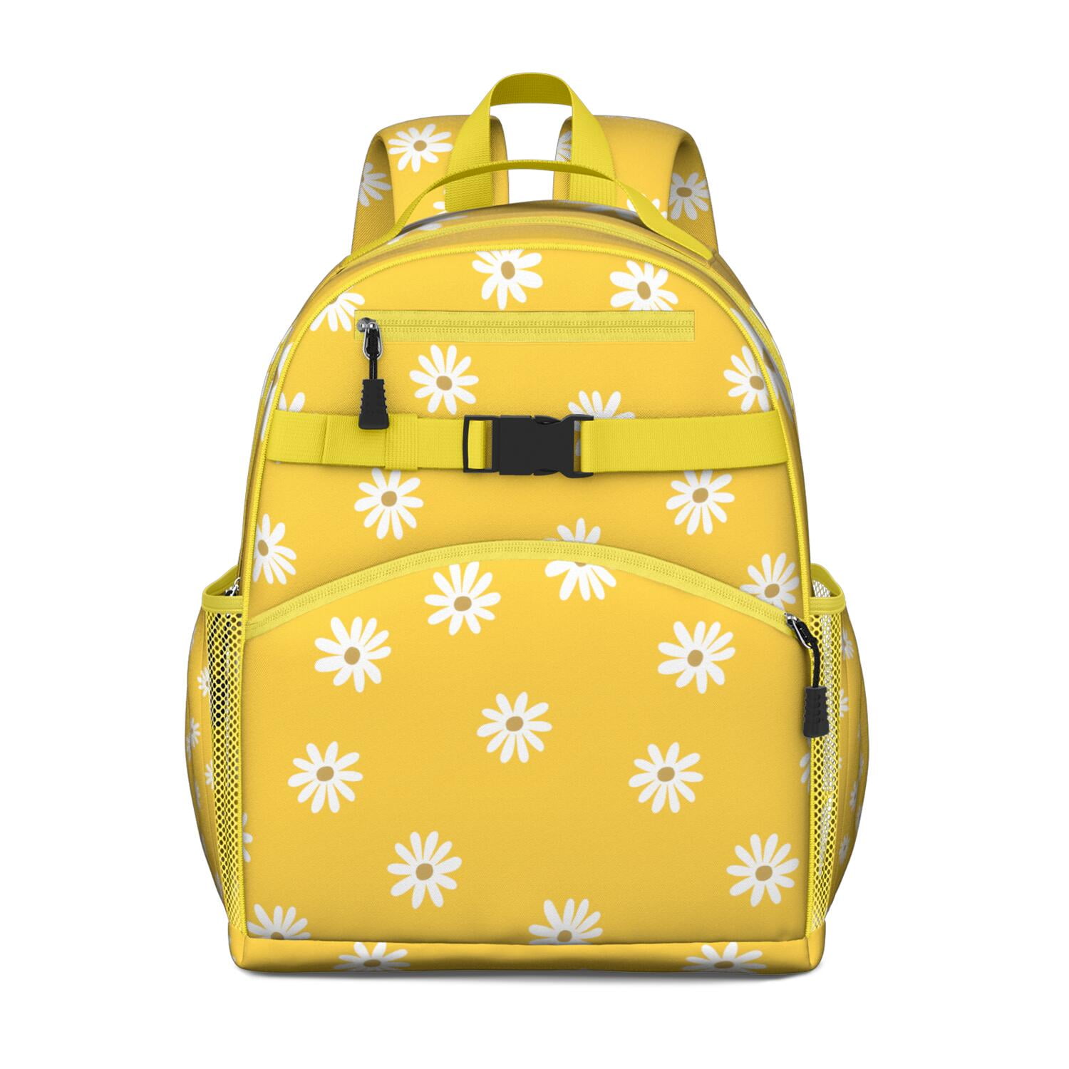 Daisy with Inspirational Quote Backpack - Spine-Protecting Ergonomic ...