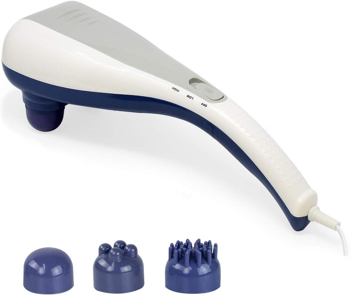 Daiwa Felicity Dual Head Handheld Percussion Massager, Lightweight, Two ...