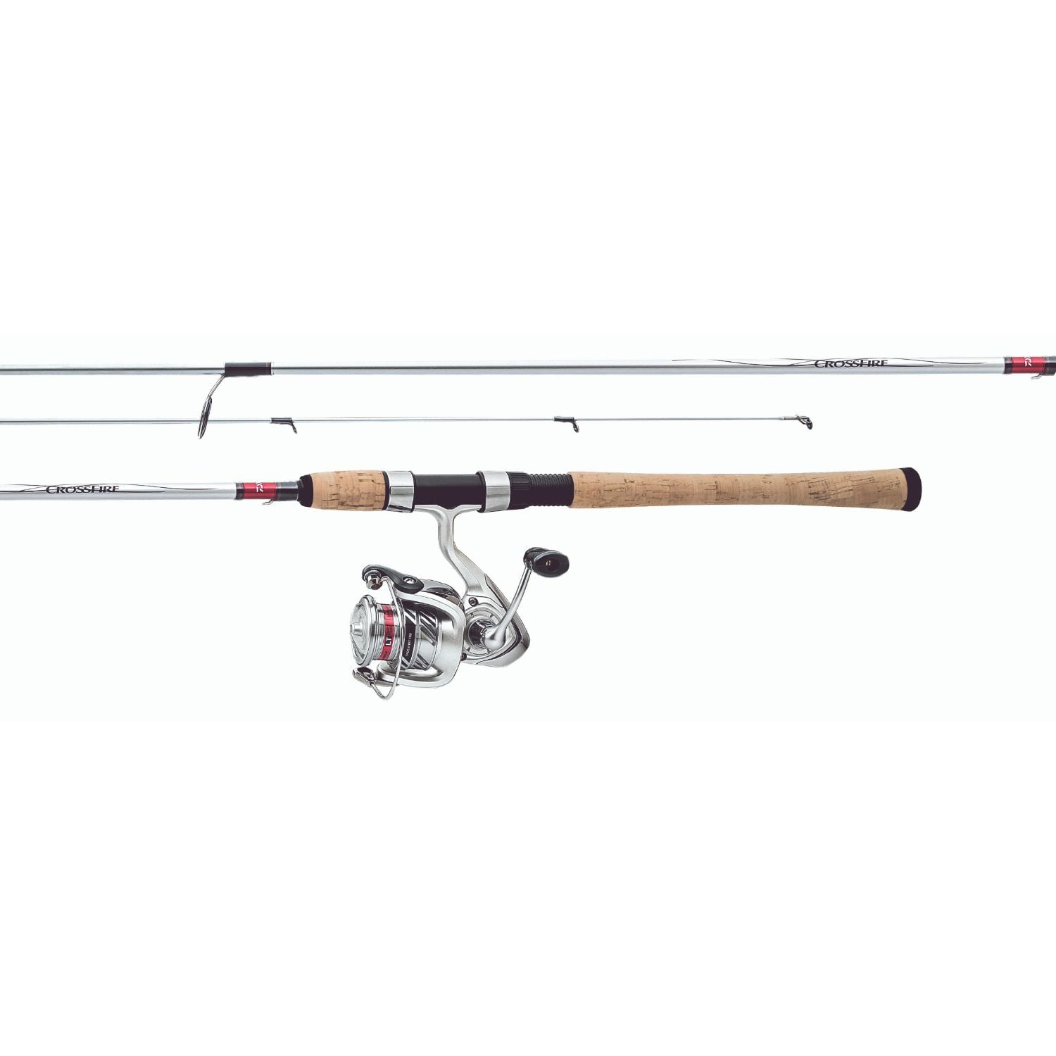 Daiwa Graphite Lightweight 6 feet Spinning Fishing Rod & Reel Combo, 2 ...