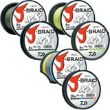 Daiwa J-Braid Chartreuse Fishing Line 330 Yards 30lb Test - Walmart.com