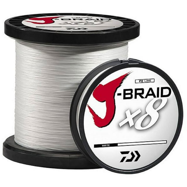 Daiwa J-Braid Fishing Line, 330 yds, White - Walmart.com