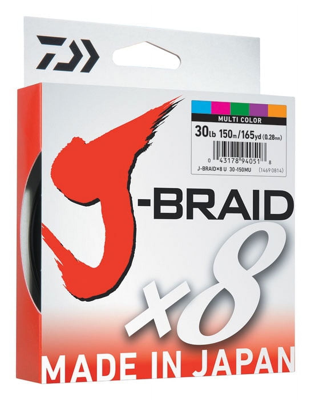 Daiwa J Braid x8 Chartreuse 150 yd 10 lb - Walmart.com