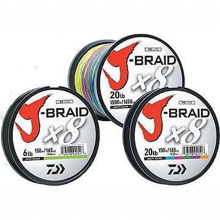 Daiwa JB8U30-3000DG J-Braid, 8 Strand Braided Line, 3000M, Dark ...