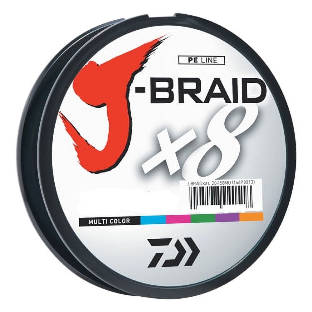 Daiwa JB8U40-500MU J Braid X8 8 Strand Braided Fishing Line 40 lb. 500M ...