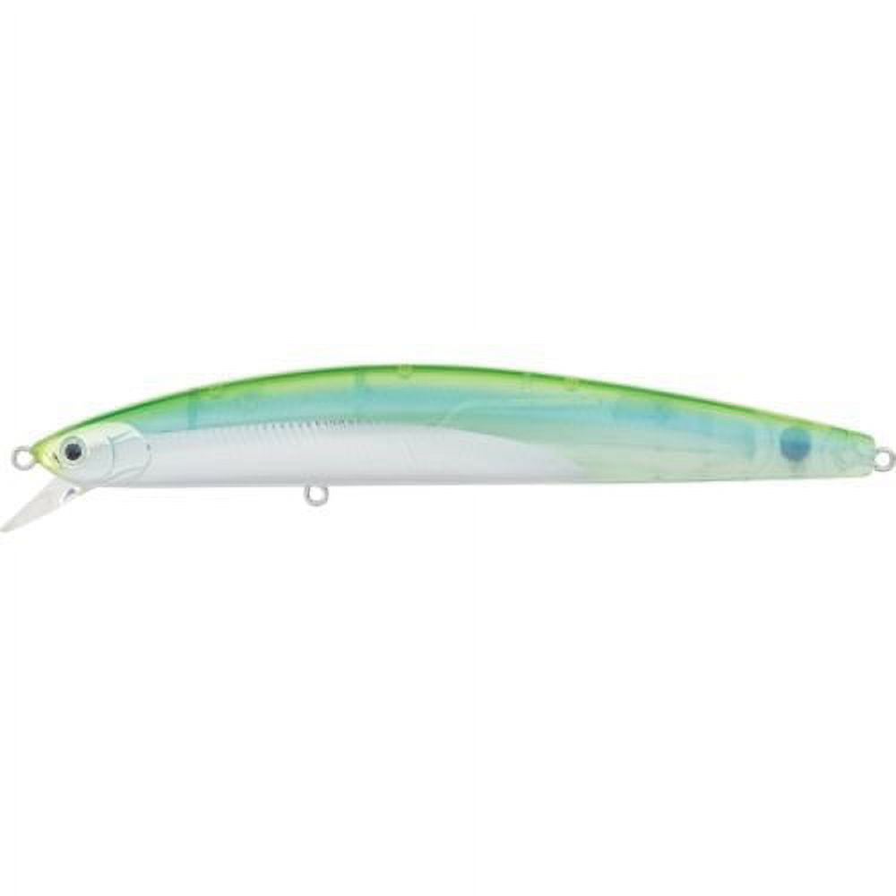Daiwa Salt Pro SP Minnow Sinking Striper Lure, 6", Translucent Lime ...