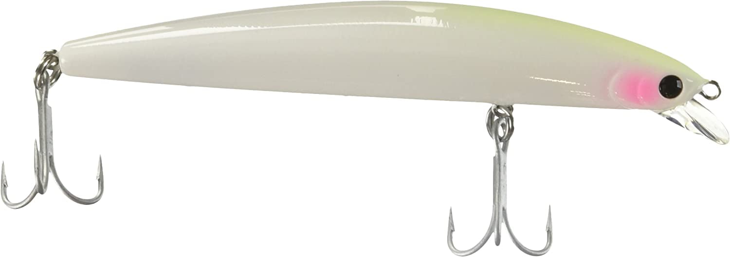 Daiwa Salt Pro SP Minnow Floating Striper Lure, 5", Ghost White ...