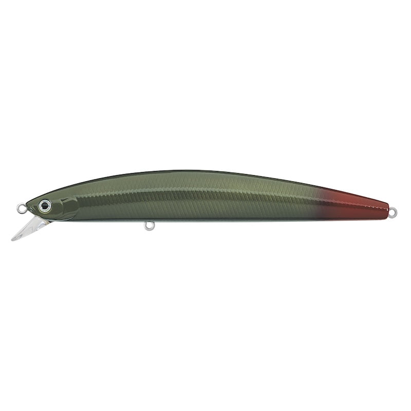Daiwa Salt Pro SP Minnow Floating Striper Lure, 5", Wounded Soldier ...