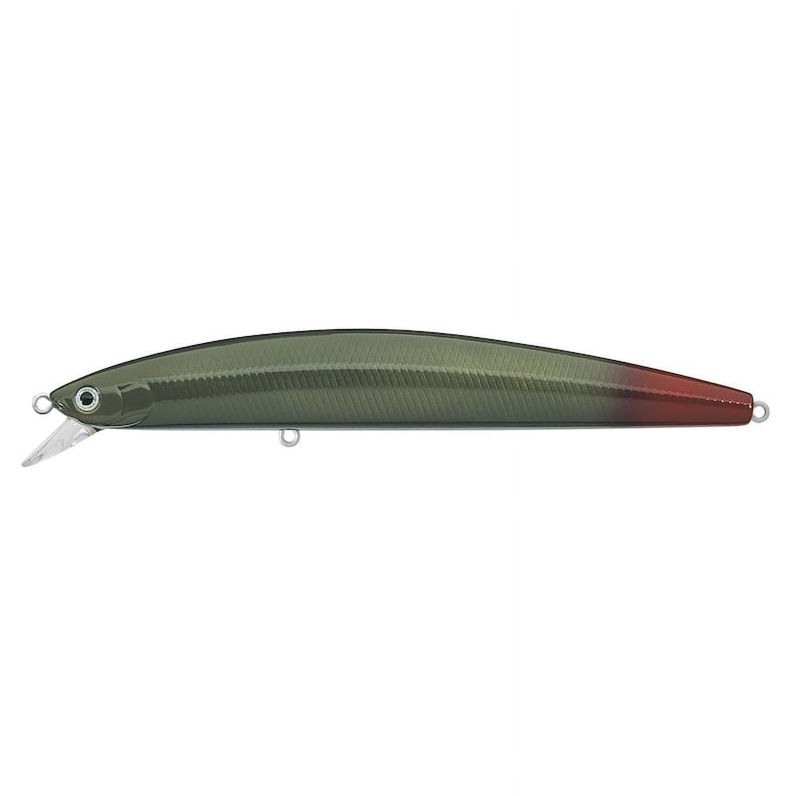 Daiwa Salt Pro SP Minnow Floating Striper Lure, 5", Wounded Soldier ...