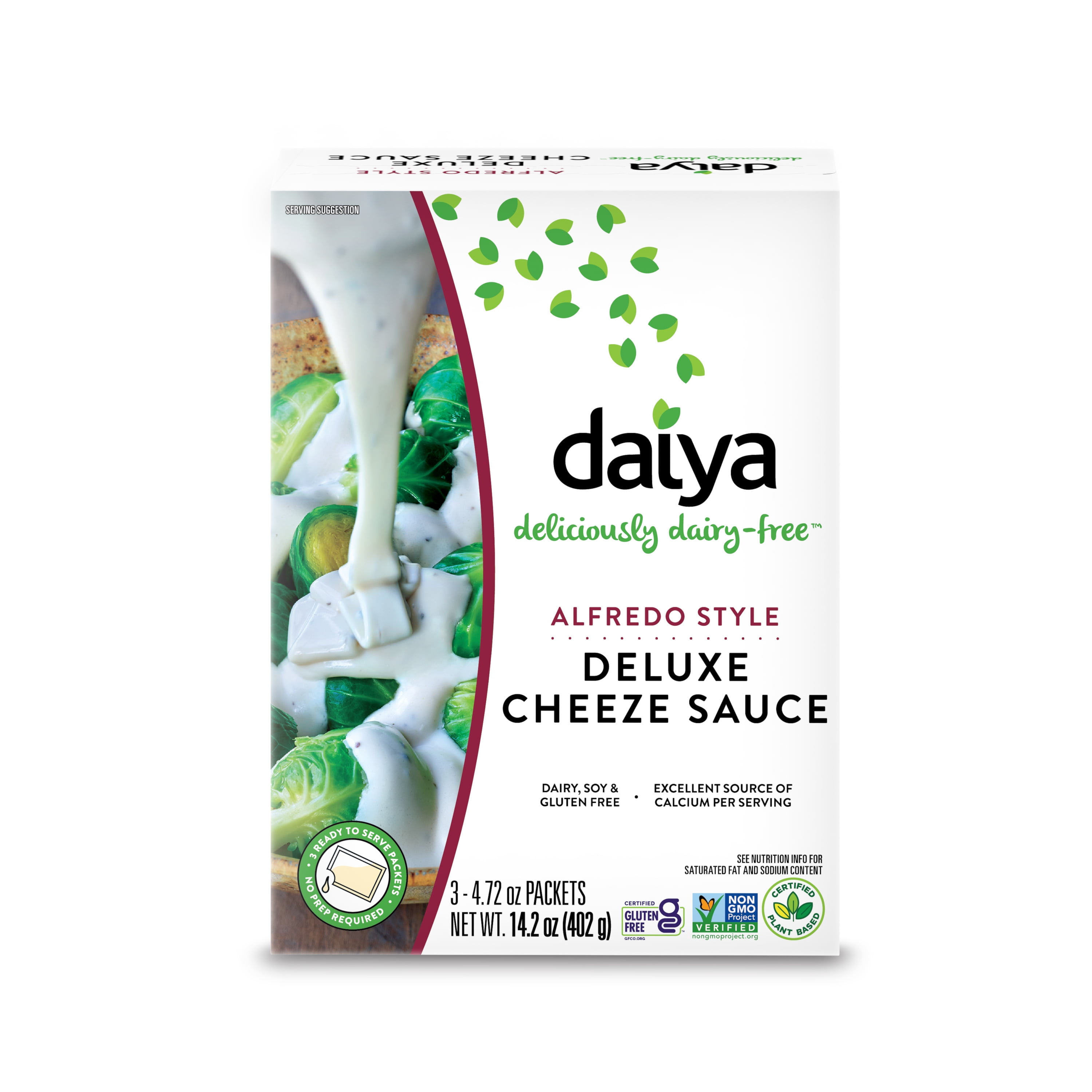 Daiya Dairy Free Gluten Free Alfredo Vegan Cheese Sauce, 14.2 oz ...