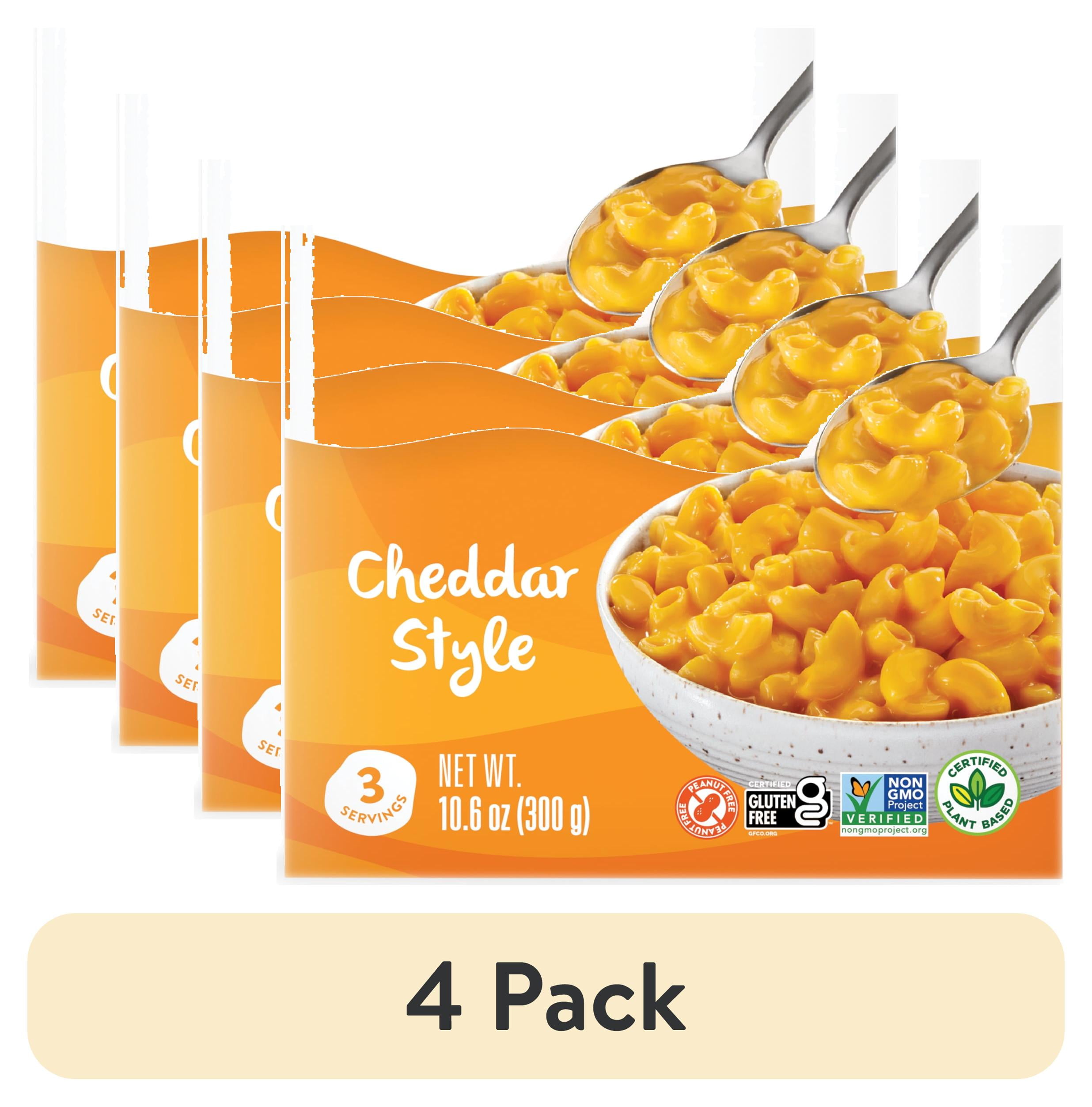 (4 pack) Daiya Dairy Free Gluten Free Cheddar Vegan Mac and Cheese, 10. ...