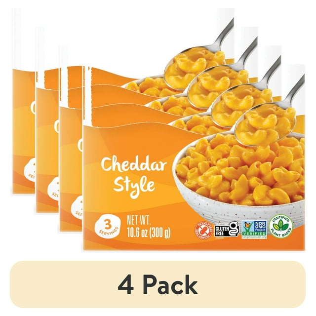 (4 pack) Daiya Dairy Free Cheddar Style Vegan Mac and Cheese, 10.6 oz ...