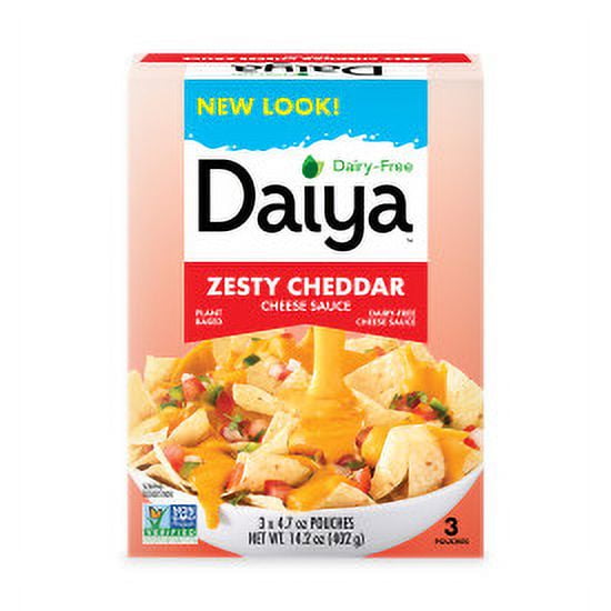 Daiya Zesty Cheddar Style Deluxe Sauce, Shelf-Stable Liquids Box,14.2 ...