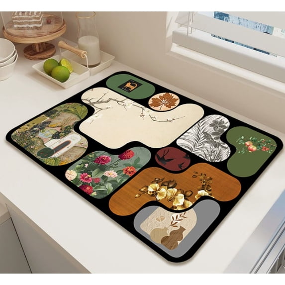Daiying Hanmei Diatom Mud Draining Mat - Absorbent, Waterproof & Oil ...