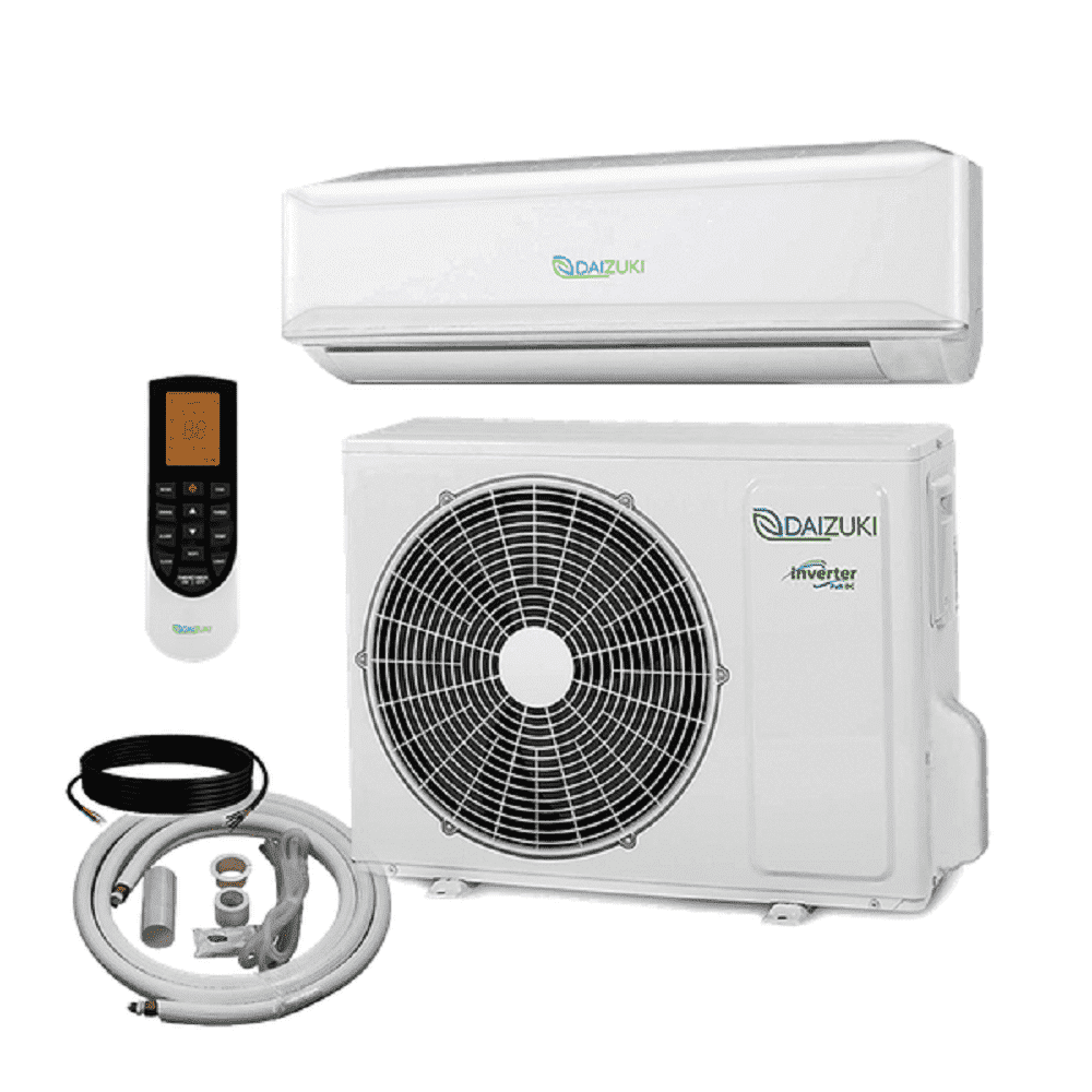 Daizuki 9000 BTU 20 SEER2 Mini Split Air Conditioner Heat Pump Inverter ...