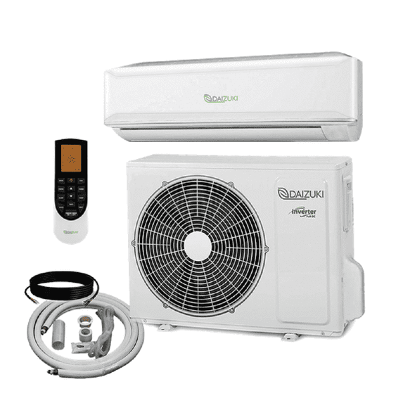 Daizuki 9000 BTU 20 SEER2 Mini Split Air Conditioner Heat Pump Inverter ...