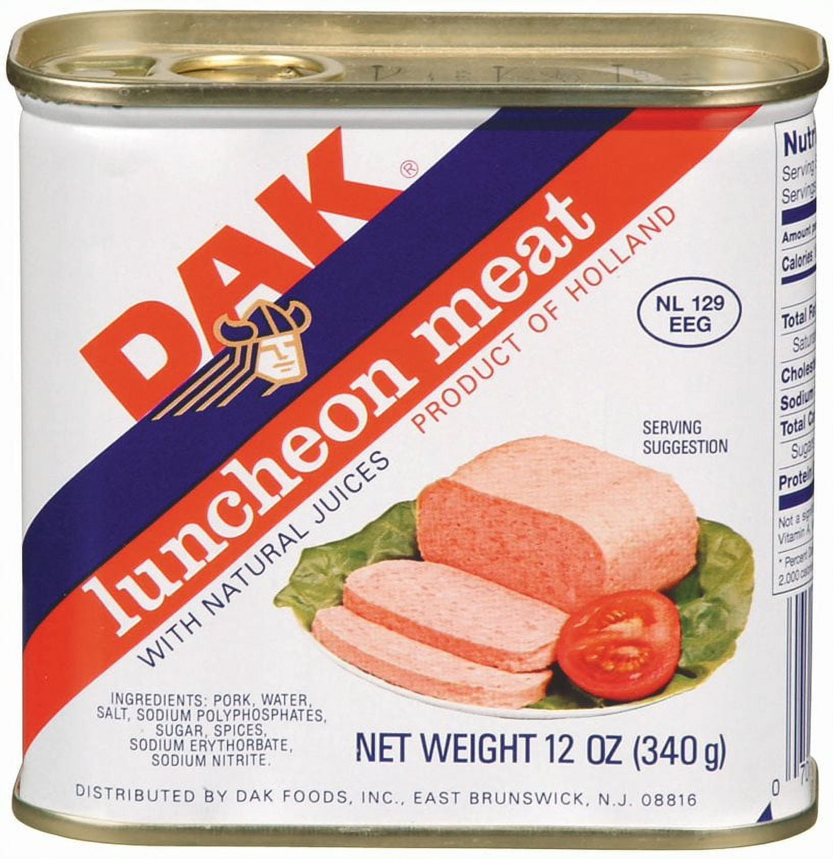 Dak Luncheon Meat, 12oz Can - Walmart.com