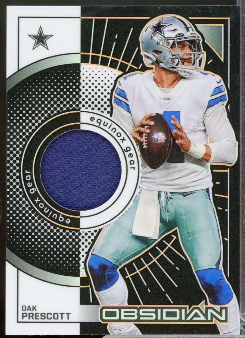 Dak Prescott 2022 Panini Obsidian Equinox Gear Jersey Electric Etch ...