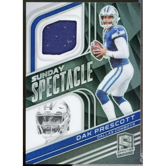 Dak Prescott /99 Card 2022 Panini Spectra Sunday Spectacle Jersey ...