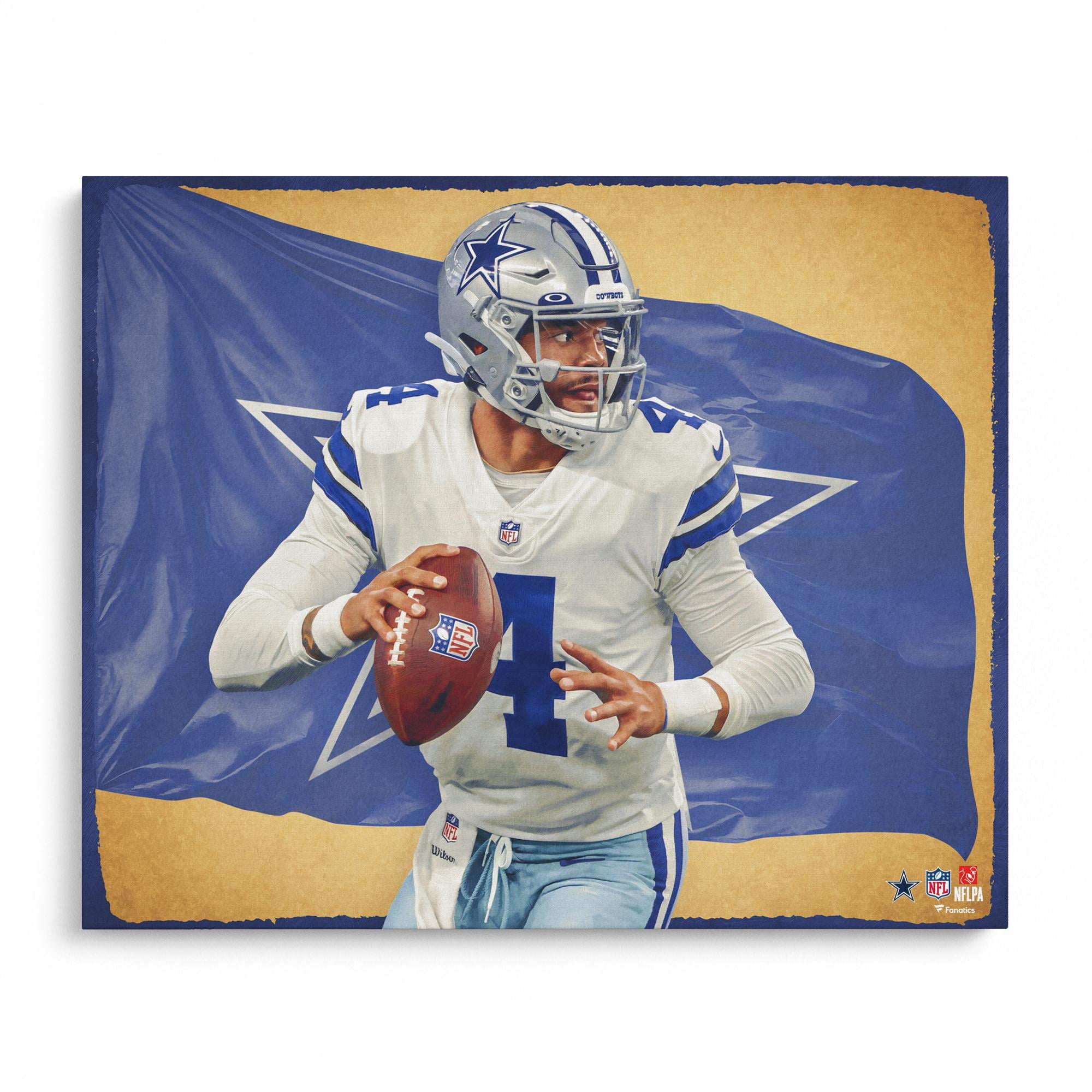 Dak Prescott Dallas Cowboys Unsigned 16" x 20" Photo Print - Designed ...