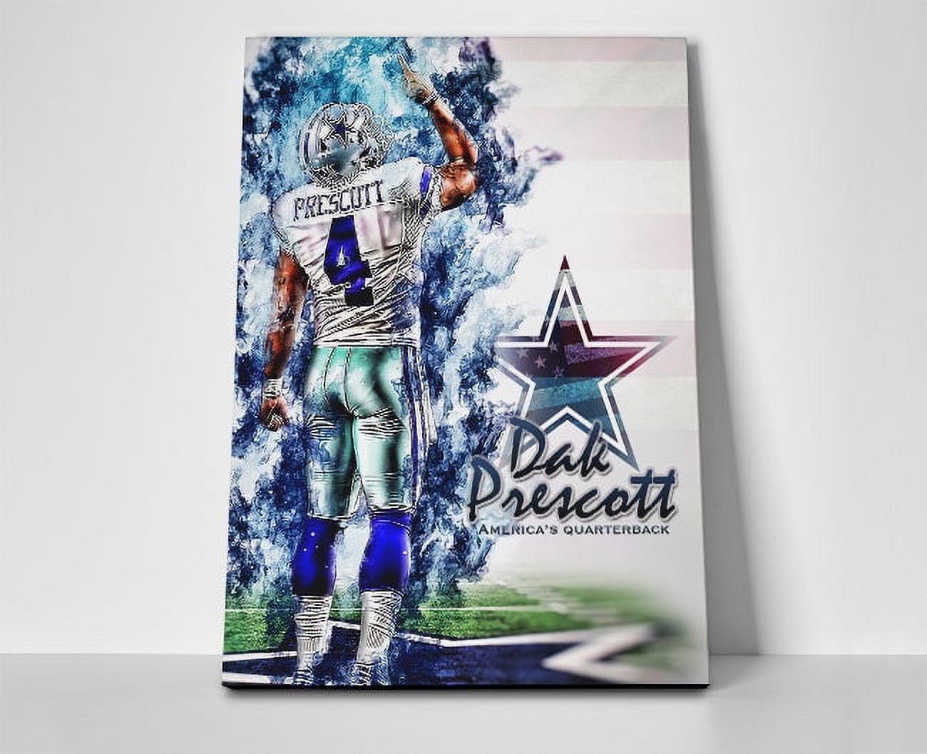 Dak Prescott Poster or Wrapped Canvas - Walmart.com