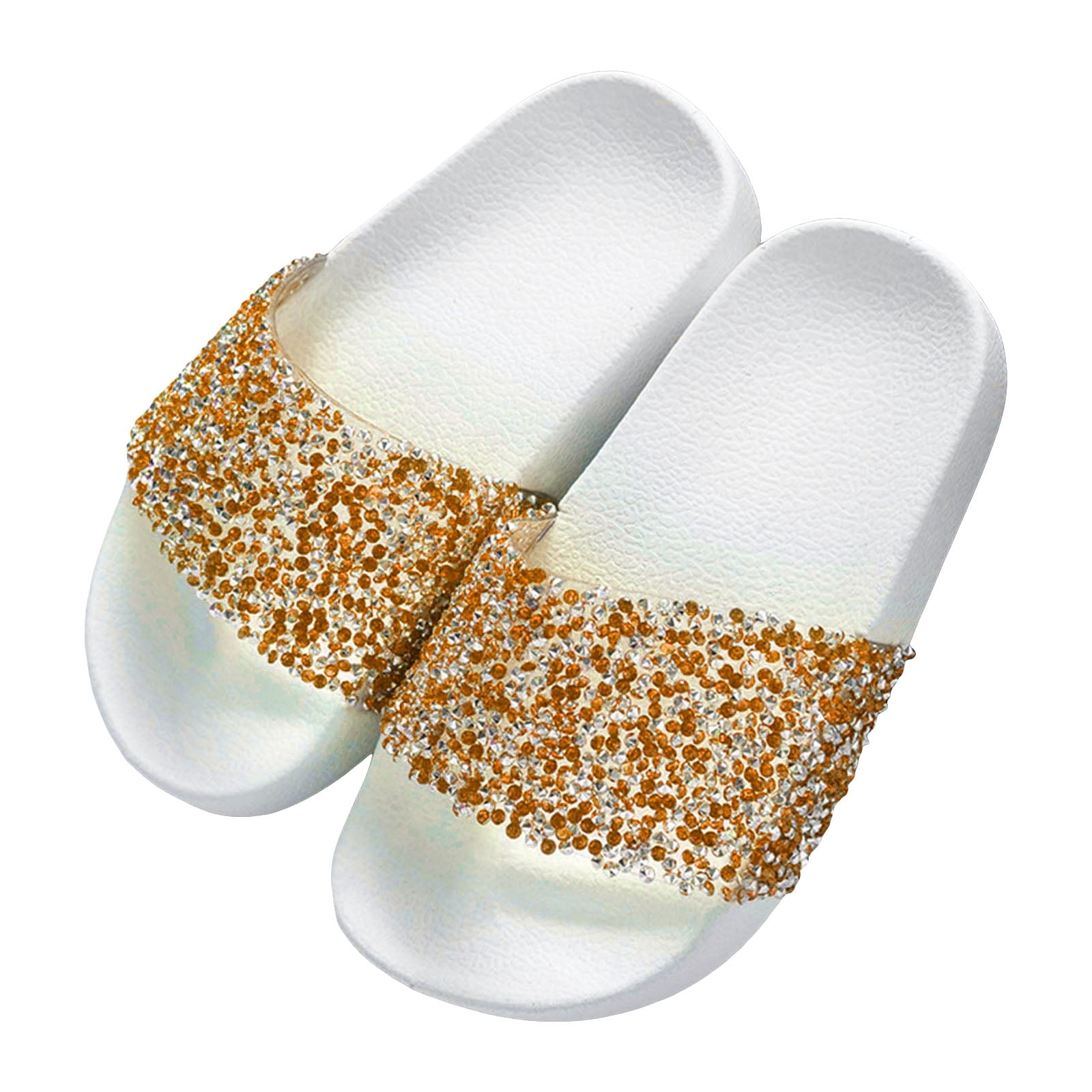 Dakaela 2-11Y Kids Sandals Toddler Boys Girls Sequin Slides Summer ...