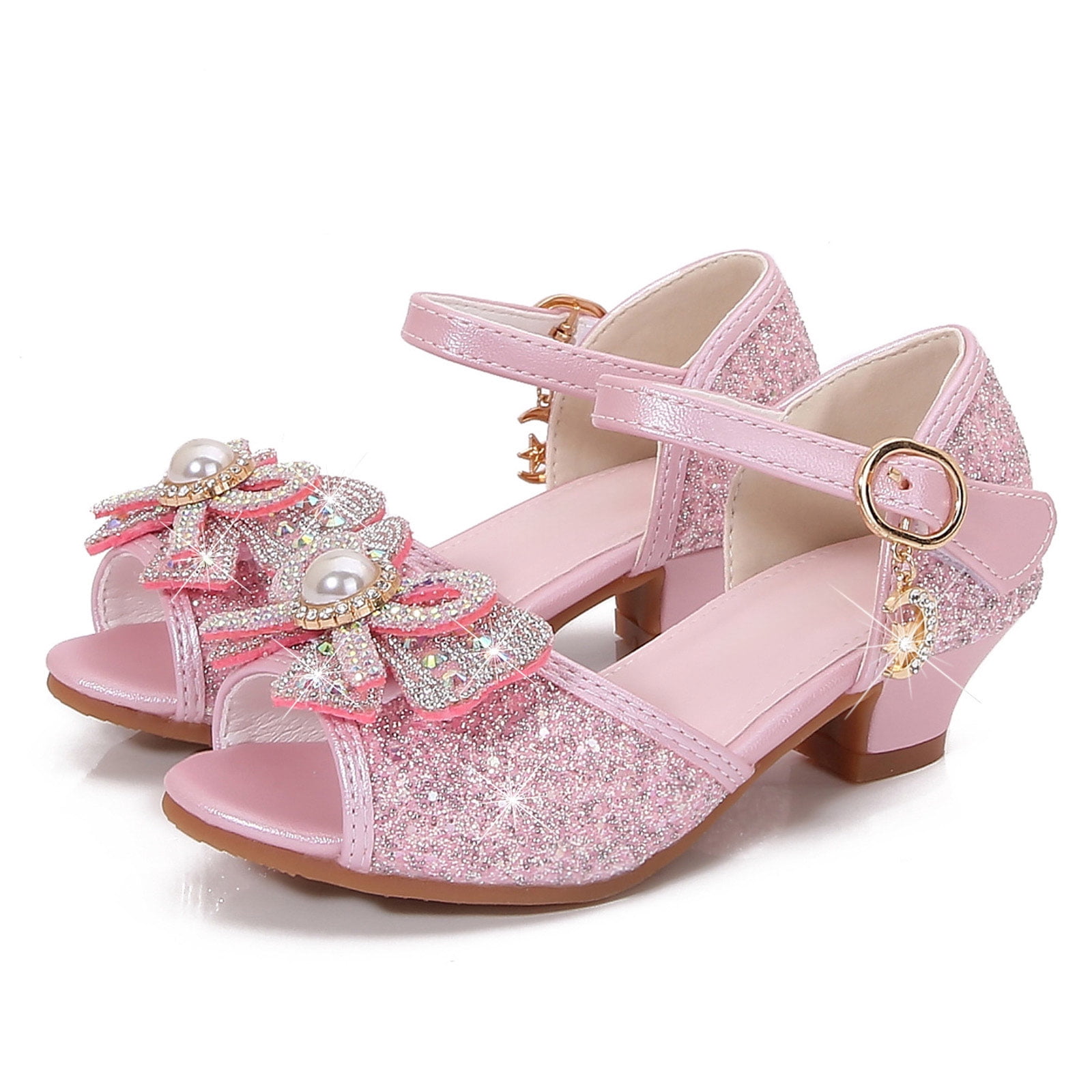 Dakaela 3-11Y Little Kids Girls Dress Pumps Glitter Sequins Princess ...