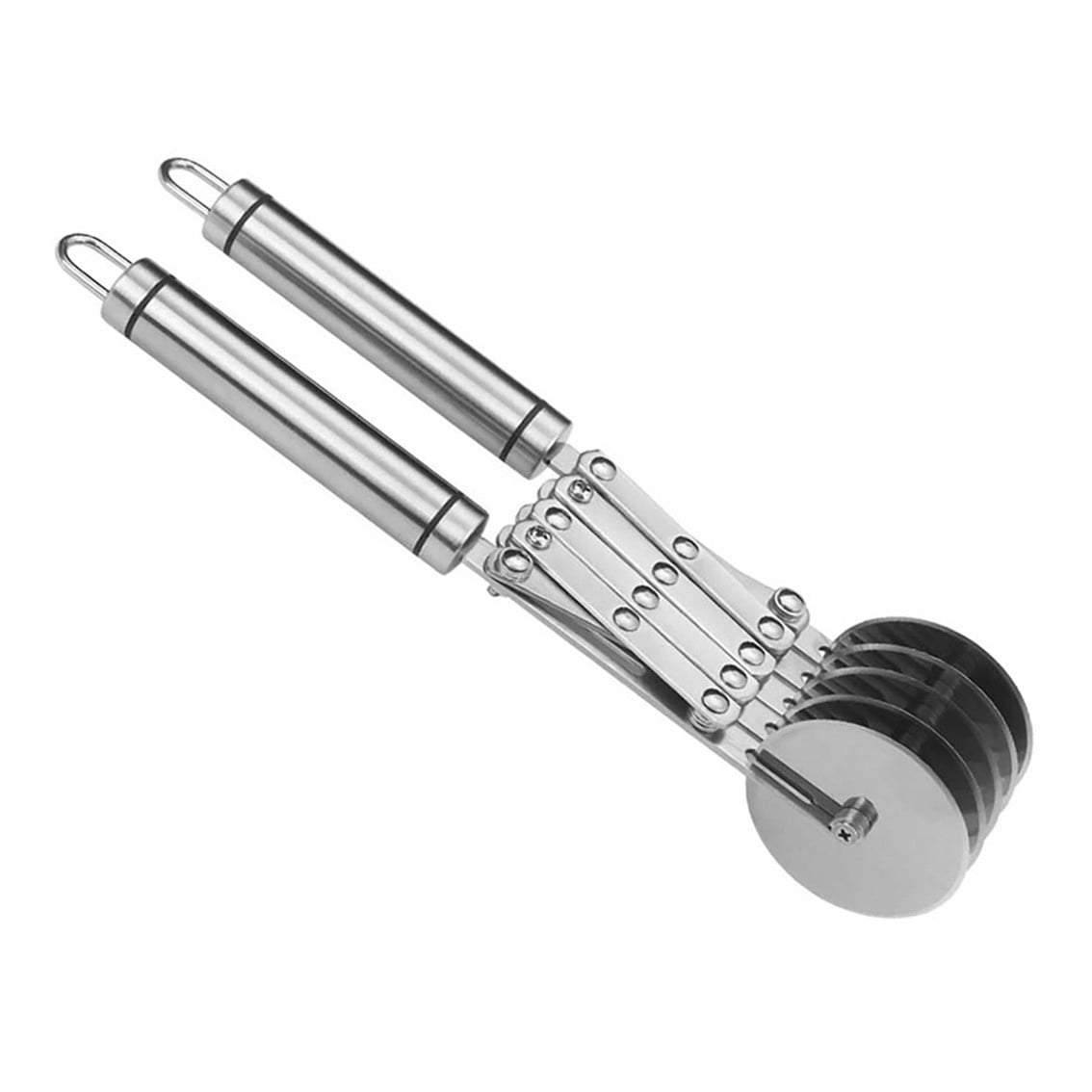 Dakaela 5 Wheel Pastry Cutter Stainless Pizza Slicer Baking Cutter ...