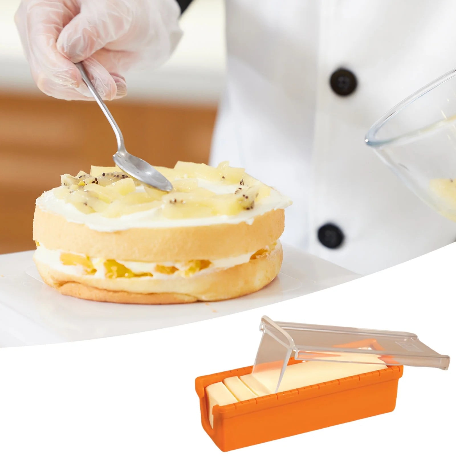 Dakaela Butter Dish with Lid for Refrigerator Shelf Silicone Butter ...