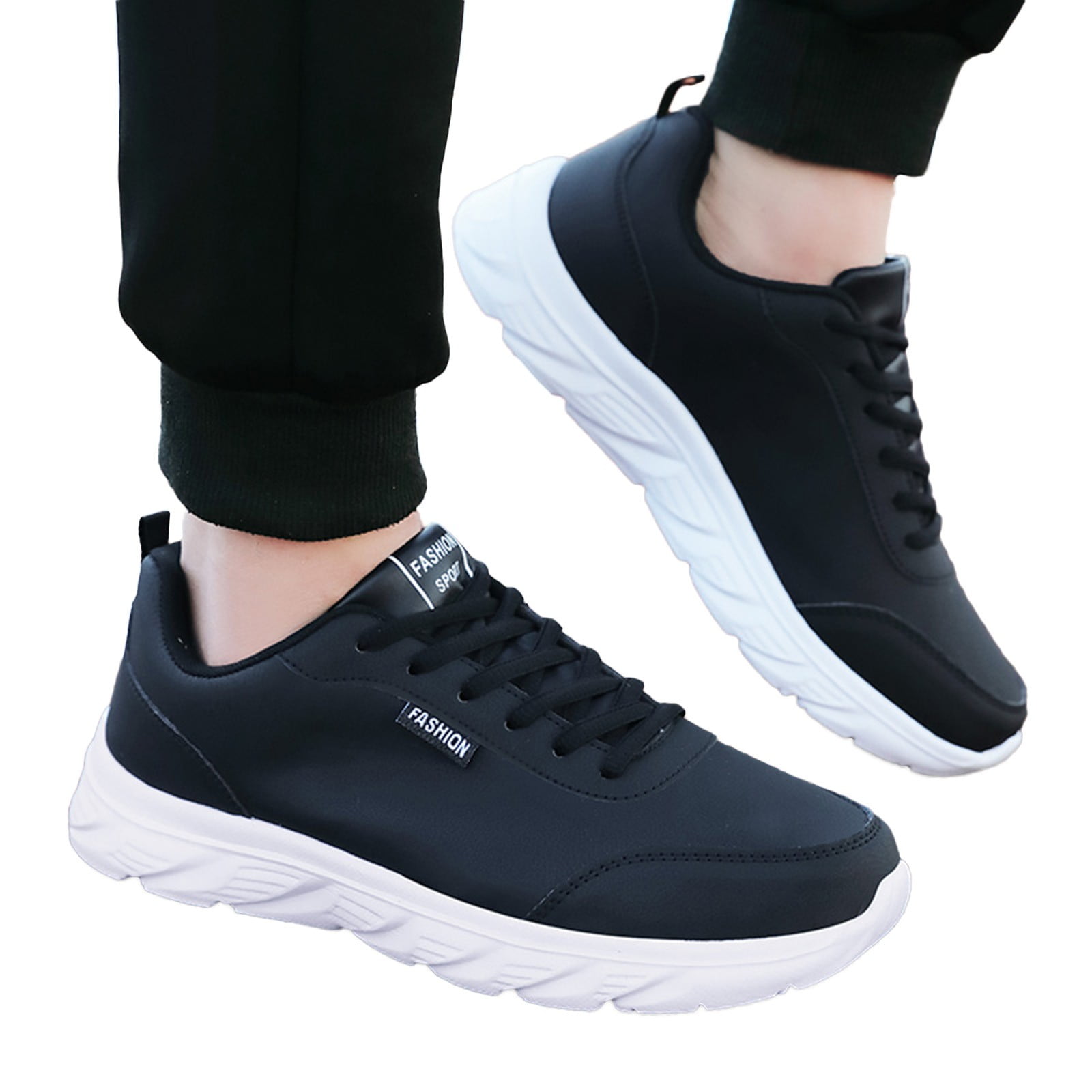Dakaela Casual Work Shoes for Mens Slip on Sneakers Waterproof Chef ...