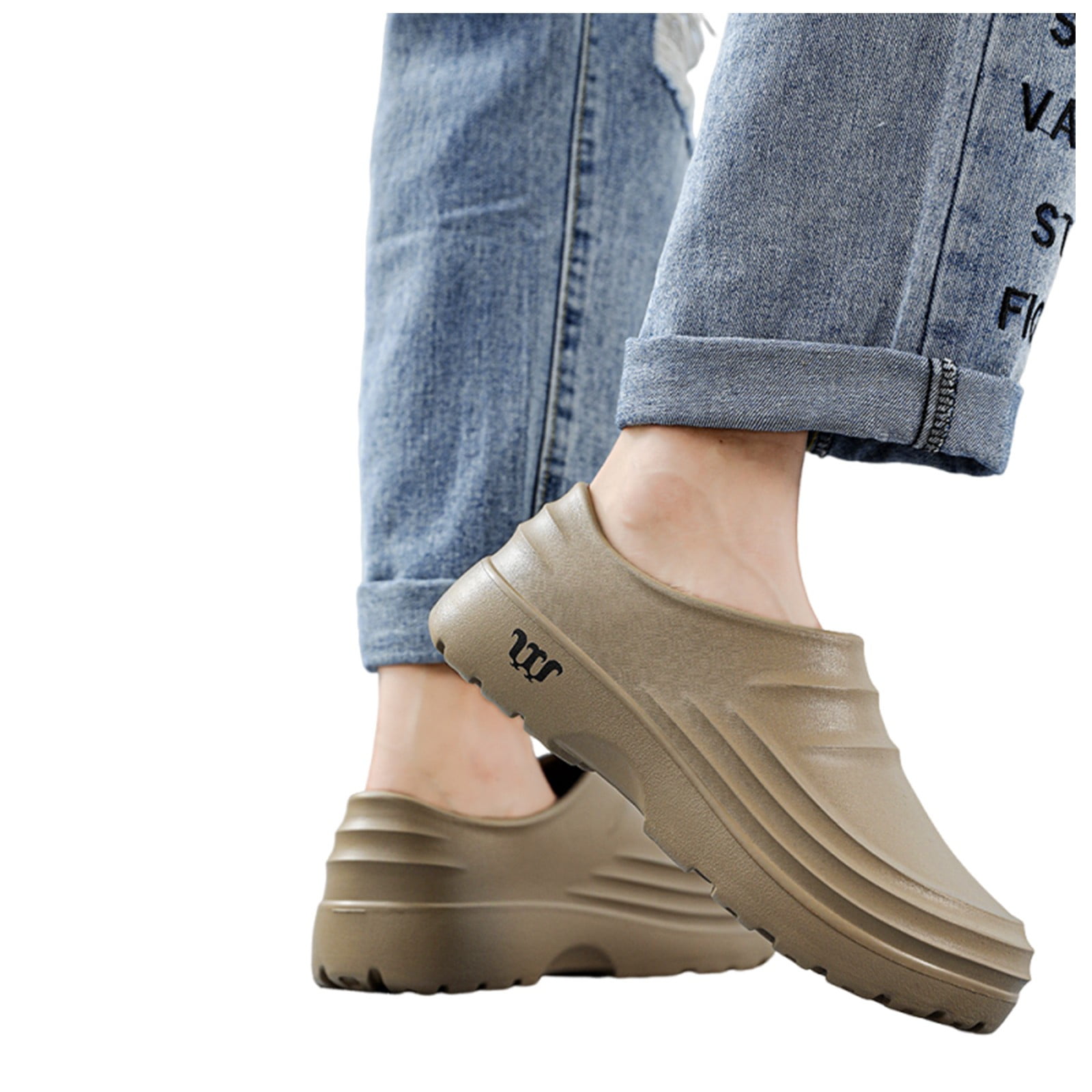 Dakaela Chef Shoes for Men Slip Resistant Waterproof Work Clogs Food ...