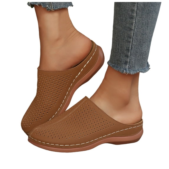 Dakaela Clogs for Women Slip on Mules Comfortable Walking Closed Toe ...