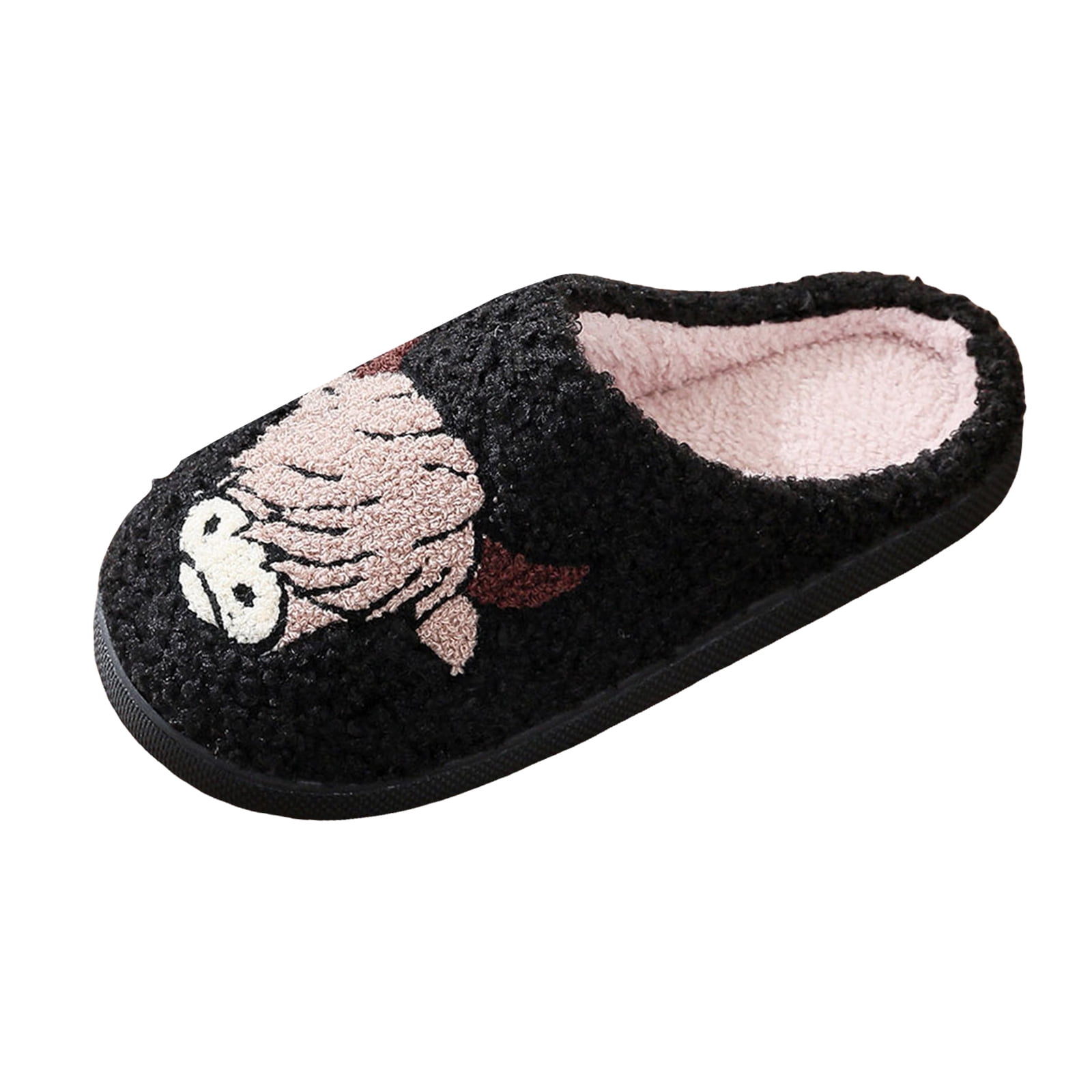 Dakaela Cute Animal Slippers for Women Soft Plush Fuzzy House Shoes ...