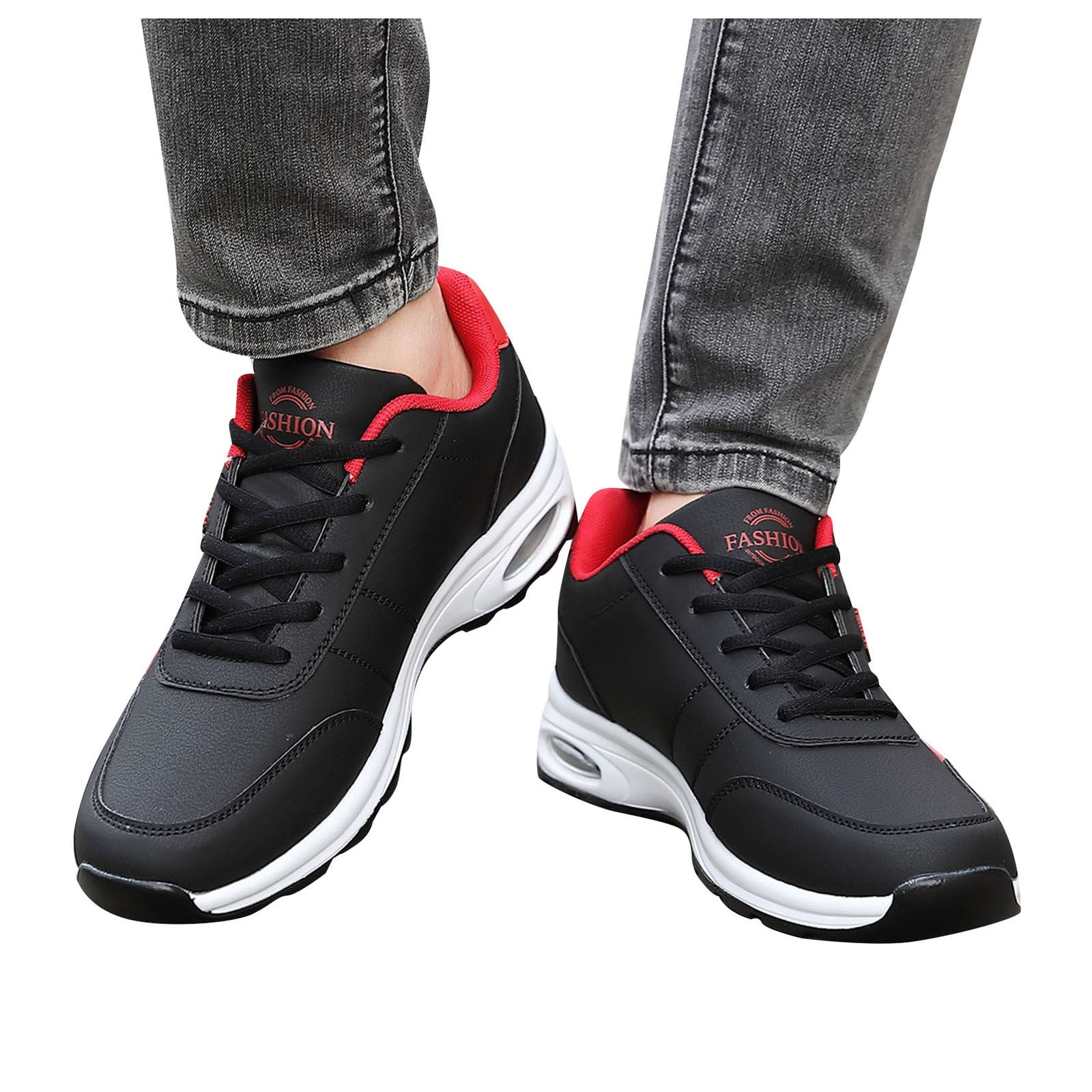 Dakaela Men's Casual Shoes Fashion Sneakers Comfortable Business Flats ...