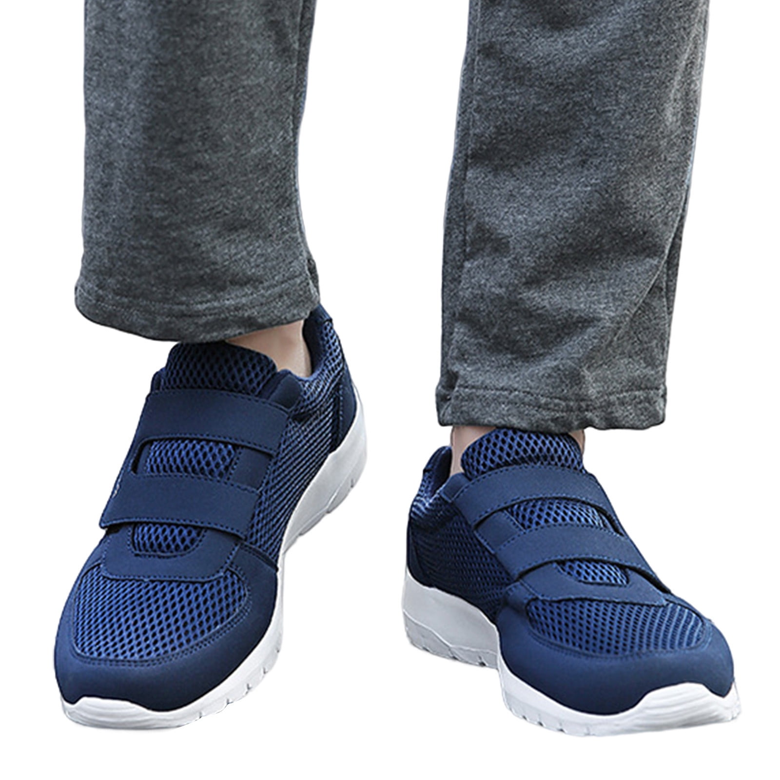 Dakaela Men's Walking Shoes Casual Slip on Tennis Gym Running Sneakers ...