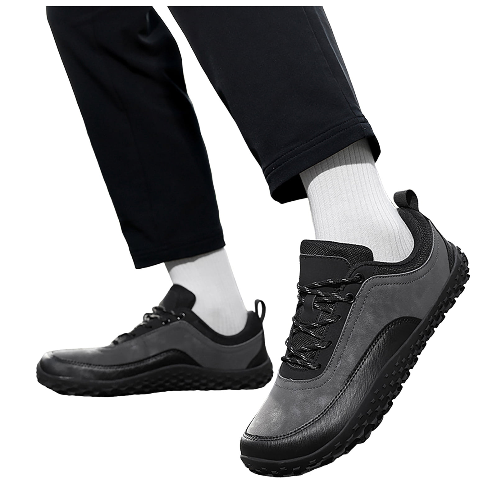Dakaela Men's Waterproof Hiking Shoes Comfortable Training Running ...