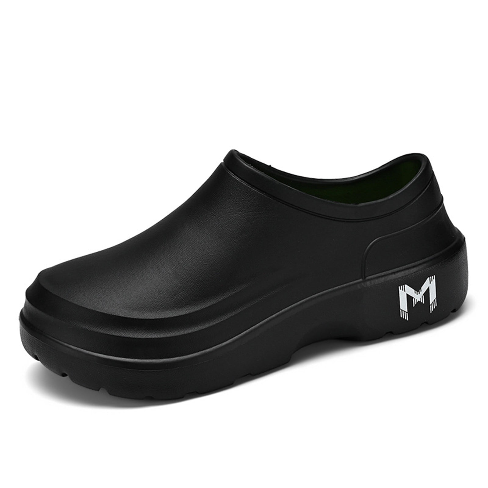 Dakaela Mens Chef Shoes Non-Slip Oil Resistant Work Clogs Waterproof ...