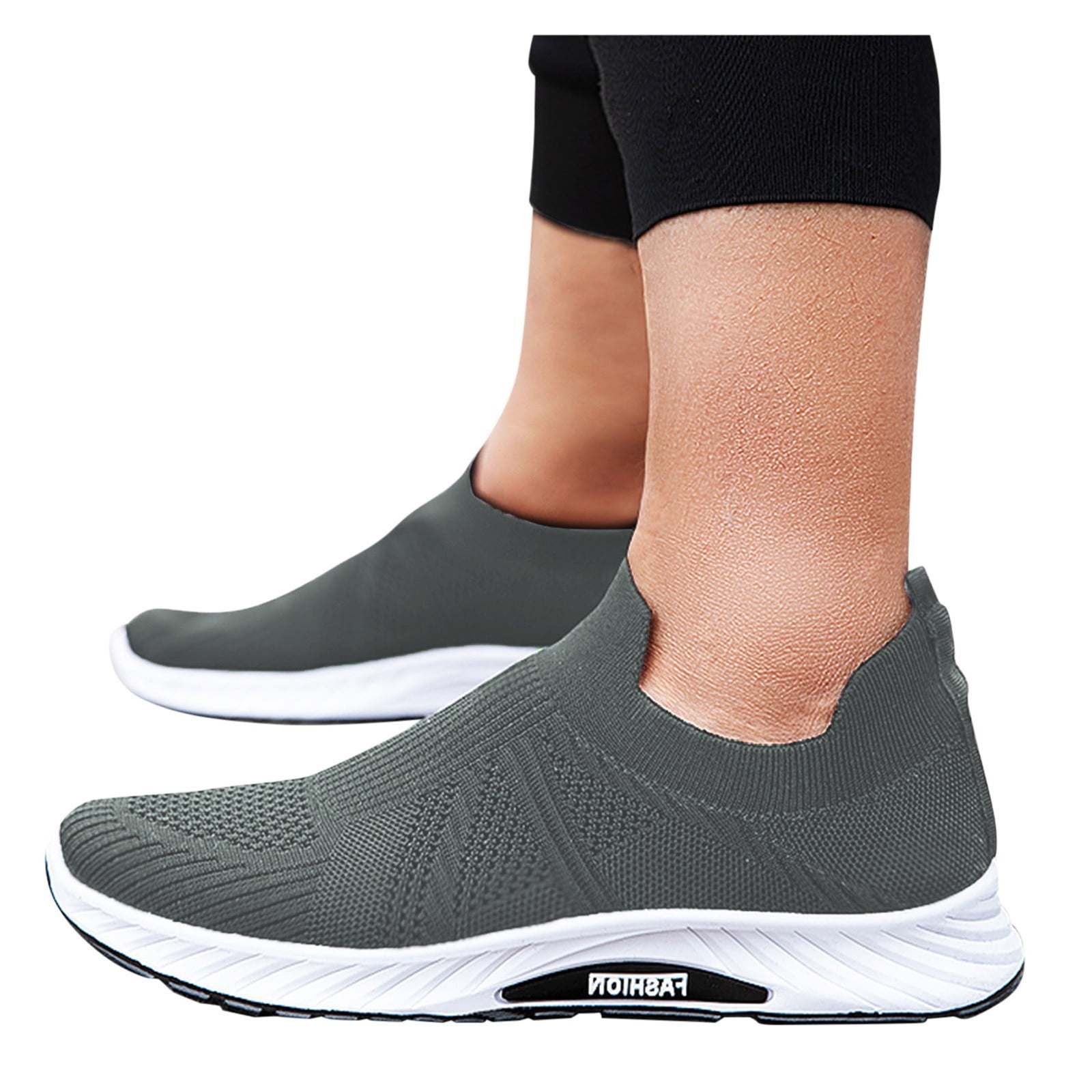 Dakaela Mens Hands Free Slip on Shoes Lightweight Walking Sneakers Mesh ...