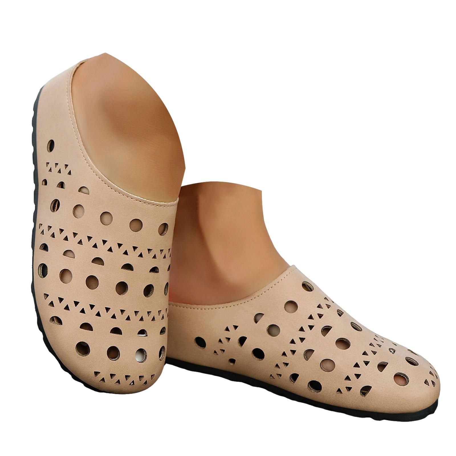 Dakaela Mules for Women Slip on Clogs Slide Sandals Closed Toe Arch ...