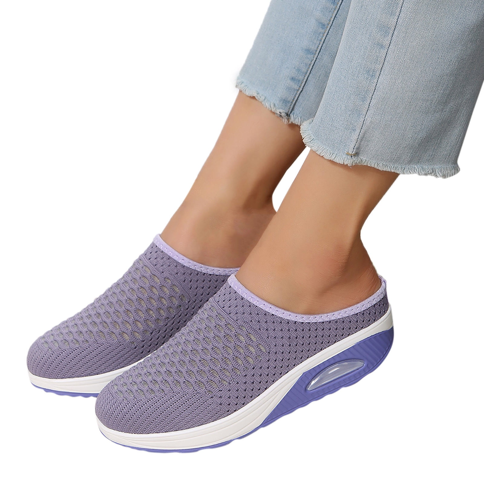 Dakaela Orthopedic Mule Clogs for Women Platform Air Cushion Walking ...