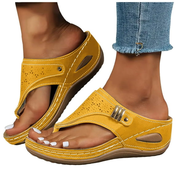 Dakaela Orthopedic Sandals for Women 2026 Comfortable Summer Beach ...