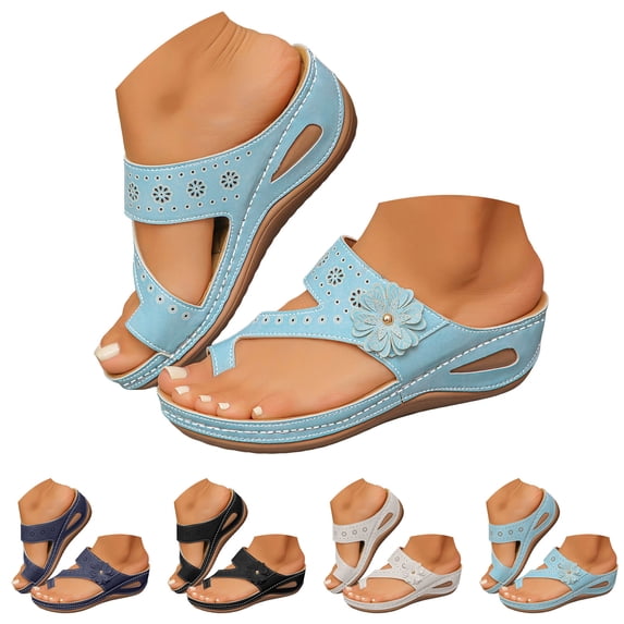 Dakaela Orthopedic Wedge Sandals for Women 2026 Comfortable Dressy ...