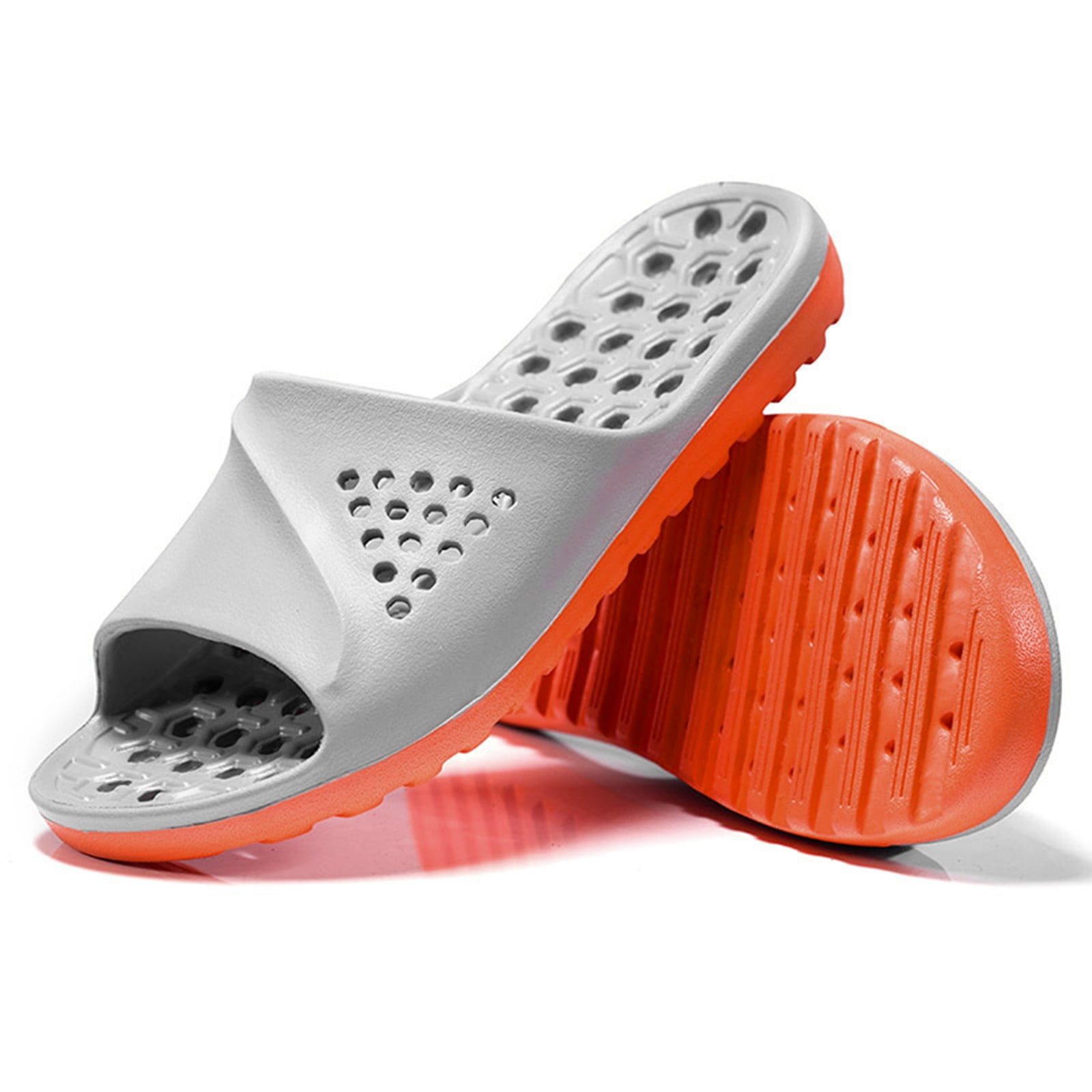 Dakaela Shower Shoes for Men Non Slip Quick Dry Bathroom Slippers Pool ...