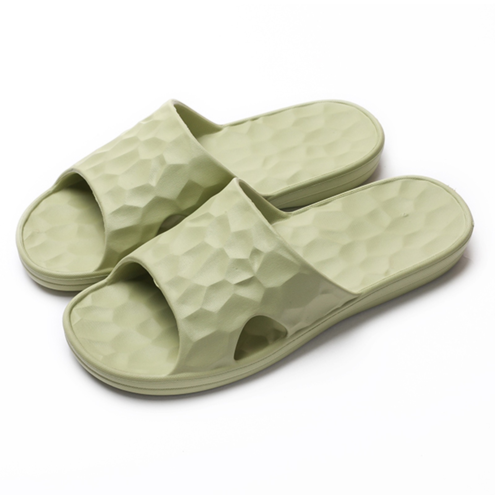 Dakaela Shower Shoes for Women Men Soft Cushioned Massage Pool Slides ...
