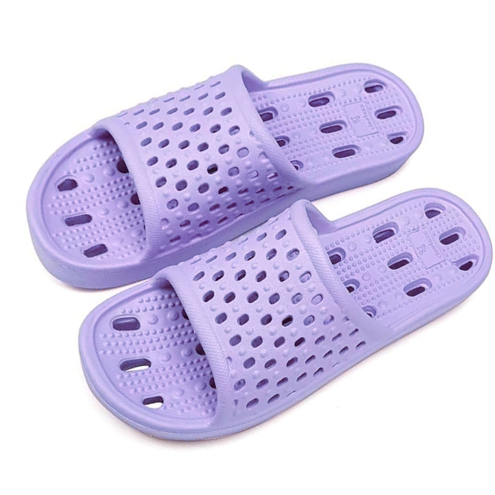 Dakaela Shower Shoes for Women MenQuick Drying Non Slip House Slippers ...