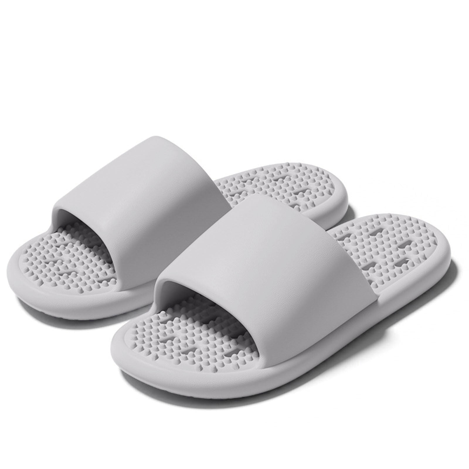 Dakaela Slippers for Women Men Spa Massage House Slides Shower Sandals ...