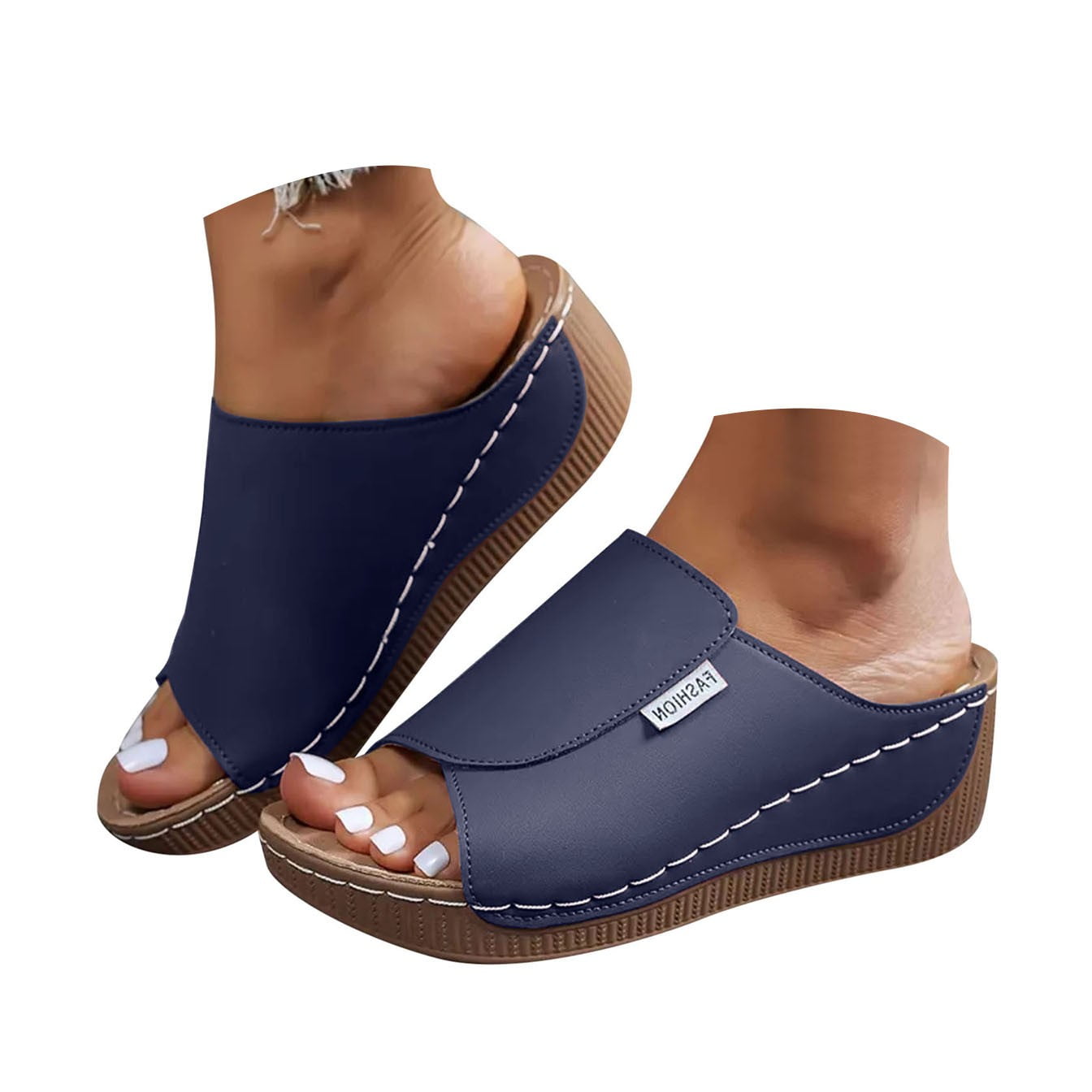 Dakaela Summer Sandals for Women 2025 Platform Arch Support Wedge ...