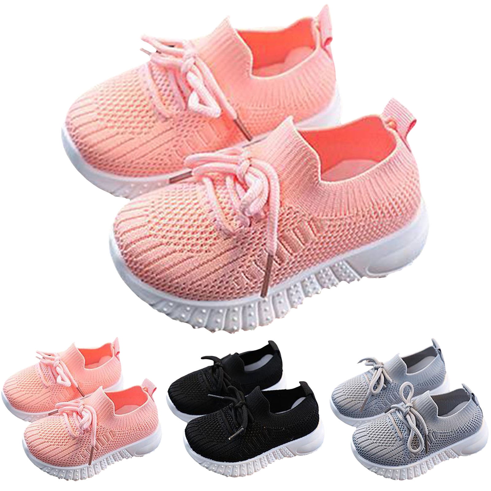 Dakaela Toddler Baby Boy Girl Shoes Breathable Mesh Tennis Walking ...