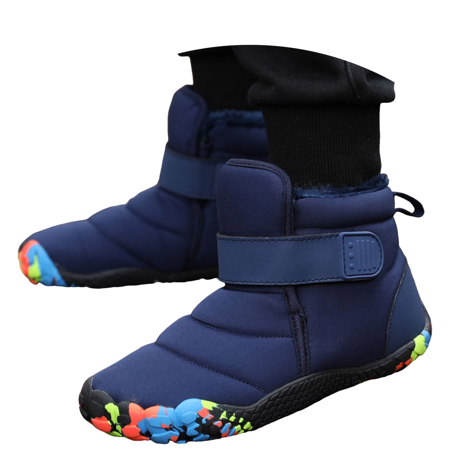 Dakaela Toddler Boots Girls Boys Wide Winter Snow Boot Kids Zero Drop ...